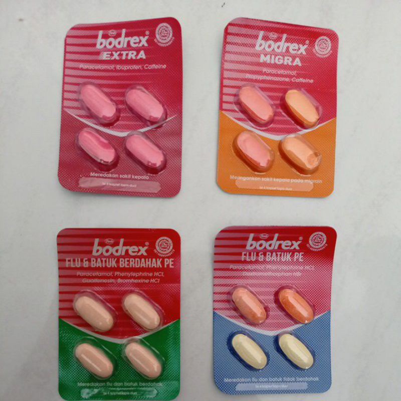 Jual BODREX isi 4 tab | Shopee Indonesia