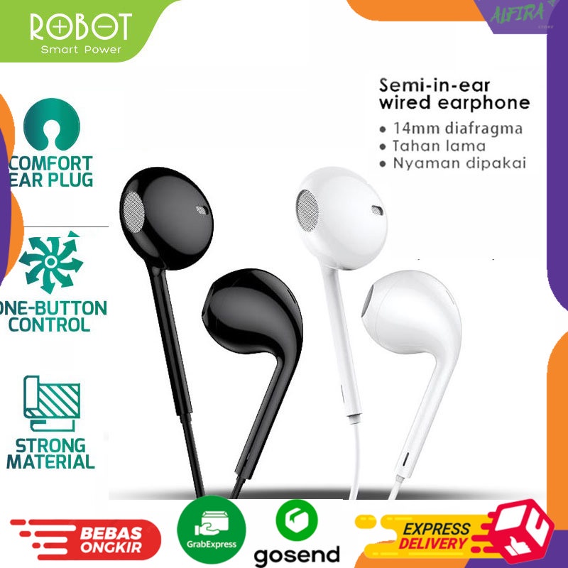 Jual Headset Robot RE10 Earphone Bass Kabel Jack 3.5 mm Original ...