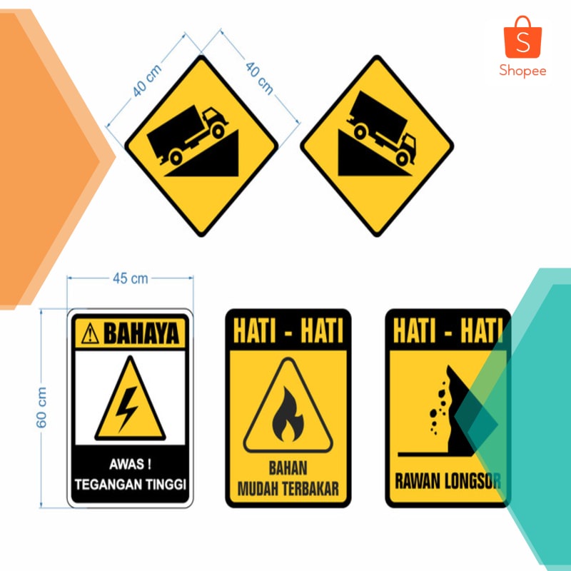 Jual Promo Custom Rambu Area Tambang Plat Alumunium Elegan | Shopee ...