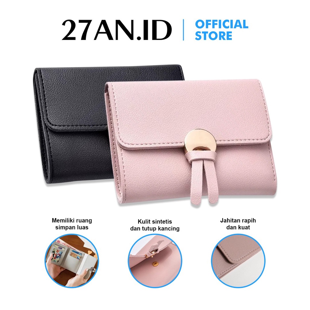 Jual ( 27AN.ID ) Dompet Lipat wanita 117A Dompet Lipat Wanita mini Murah Cantik Dompet wanita ...