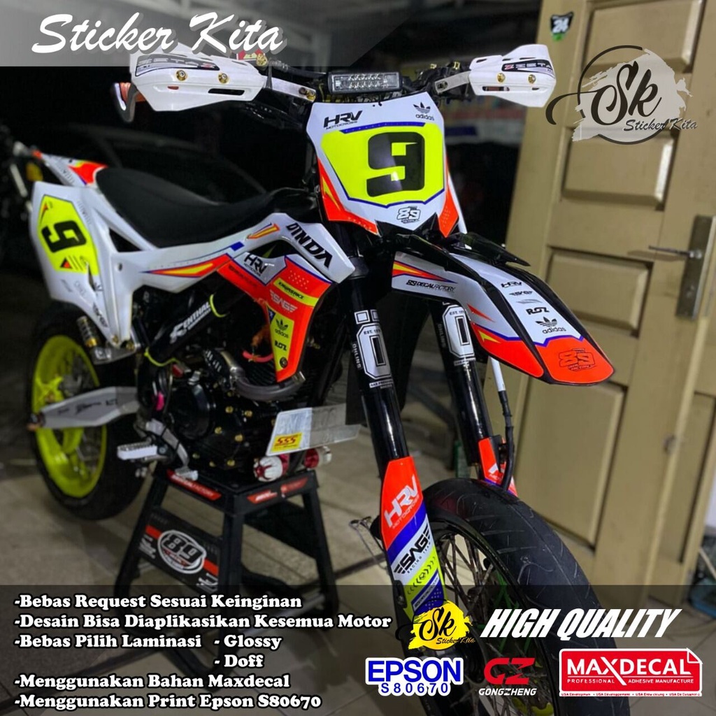 Jual DECAL STICKER FULLBODY MOTOR KX 250 DESAIN KEREN MENGKILAP ...