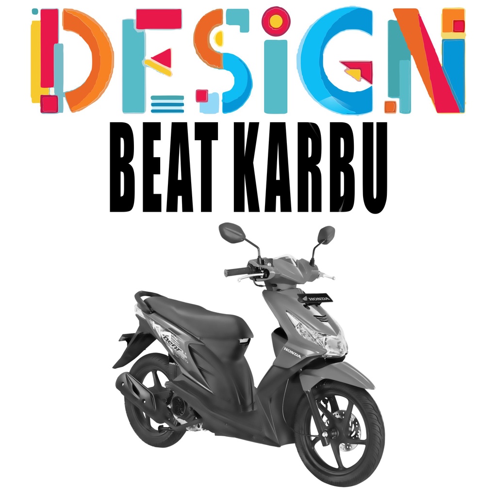 Jual Decal Beat Karbu Fullbody - Desain Custom Suka Suka | Shopee Indonesia