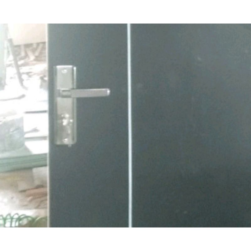 Jual Pintu plus handle kunci set / Pintu Rumah beserta engsel | Shopee ...