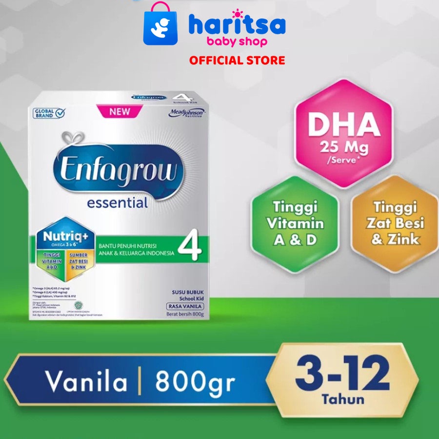 Jual Susu Enfagrow / Susu Formula / Enfagrow Essential 4 vanilla 400 ...
