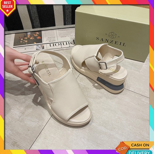 Jual Wedges Wanita Sepatu Wedjes Ibu Elegan Sendal Wegdes Pesta Kekinian Korean Style Bridesmaid ...