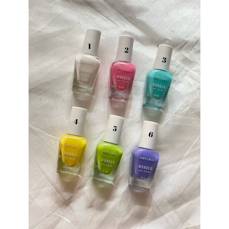 Jual Kutek Implora Nail Polish Nudes / 8ml Original 1 Box Isi 6 Pic ...