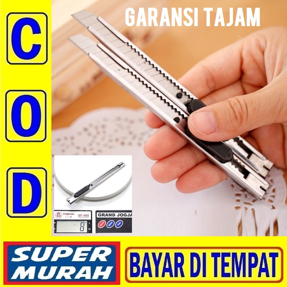 Jual RAK 3B Cutter Stainless Cuter Pisau Stainles Kater Awet Tahan Lama ...