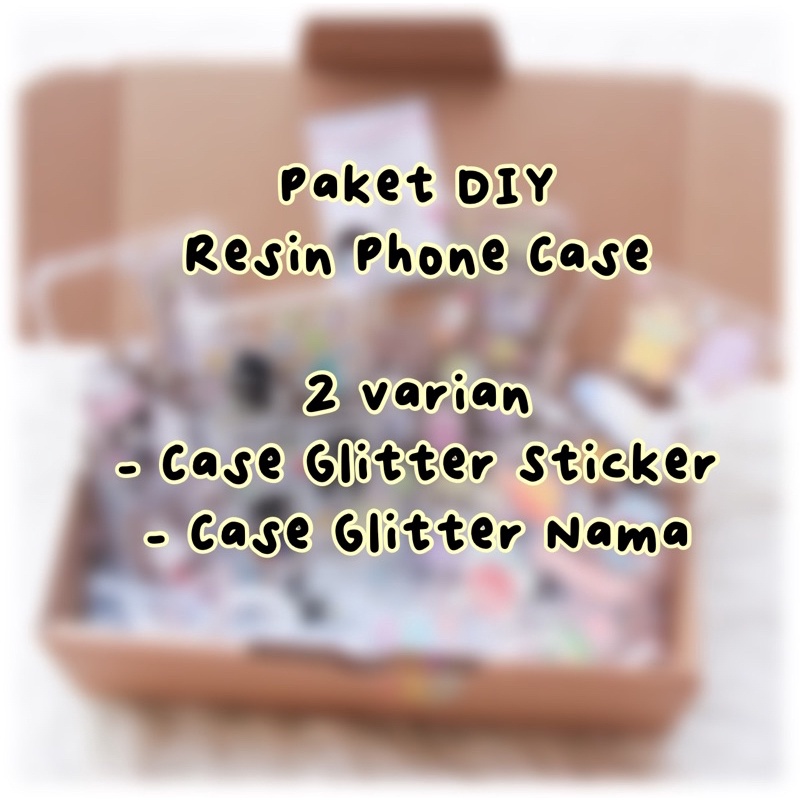 Jual Paket DIY LENGKAP RESIN PHONECASE / DIY CASE HP RESIN / DIY PHONE ...