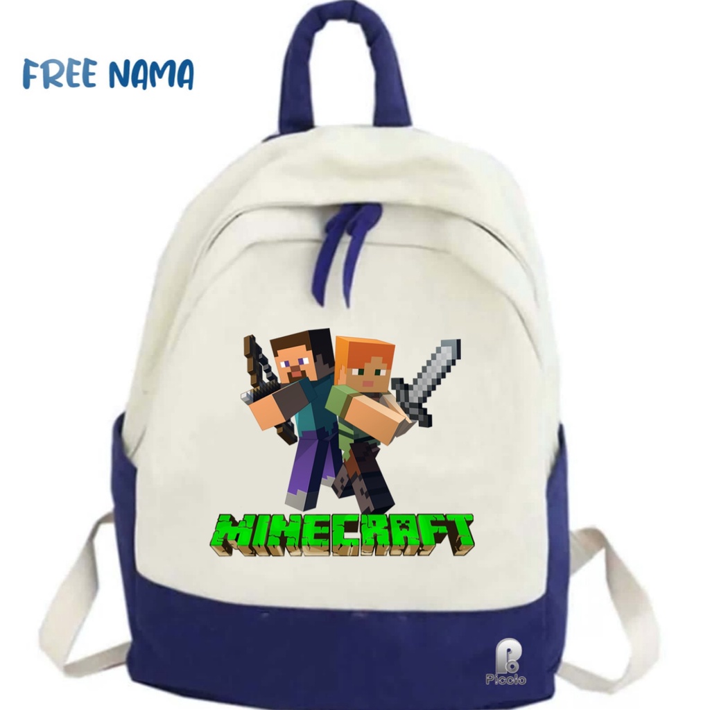Jual TAS SEKOLAH ANAK SD MOTIF MINECRAFT UNISEX | Shopee Indonesia