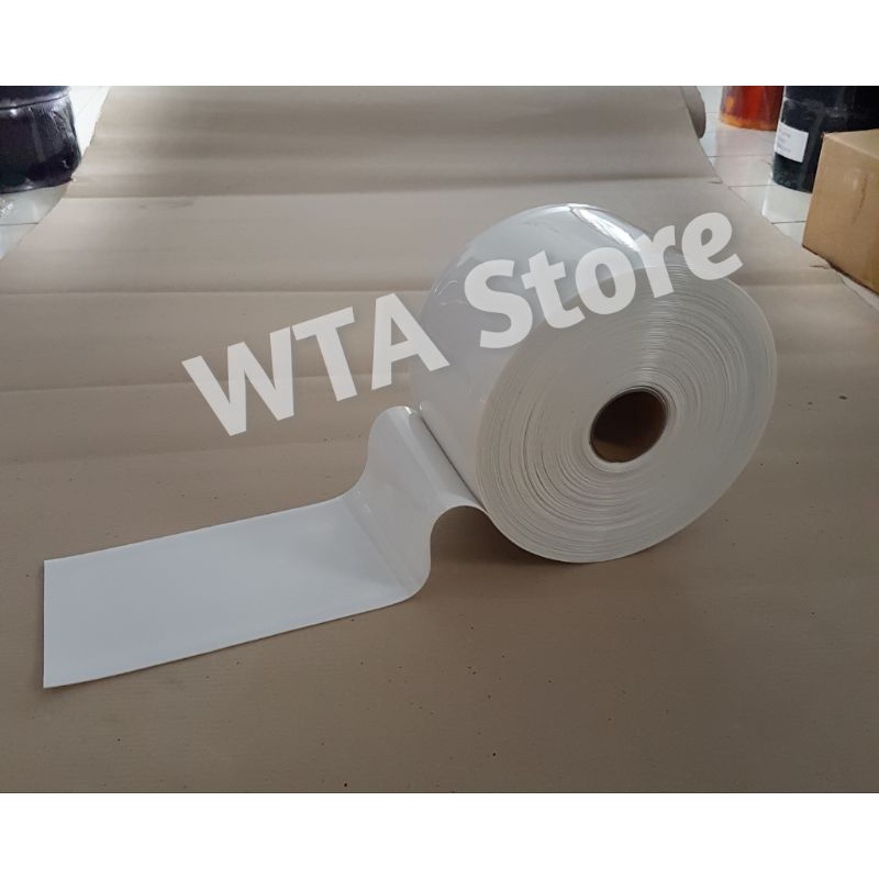 Jual TIRAI PVC STRIP CURTAIN TIRAI PLASTIK per Roll Warna WHITE SOLID ...