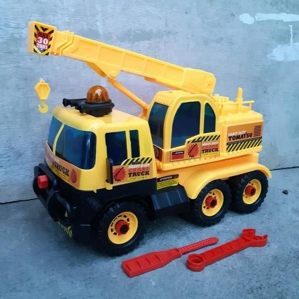 Jual Mainan Mobil Truk Crane Besar Derek Truck Jumbo | Shopee Indonesia
