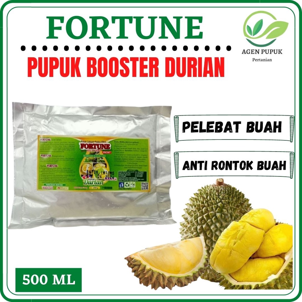 Jual Pupuk Booster Durian, Pupuk Perangsang Buah Melebatkan dan Mempercepat Pertumbuhan | Shopee ...