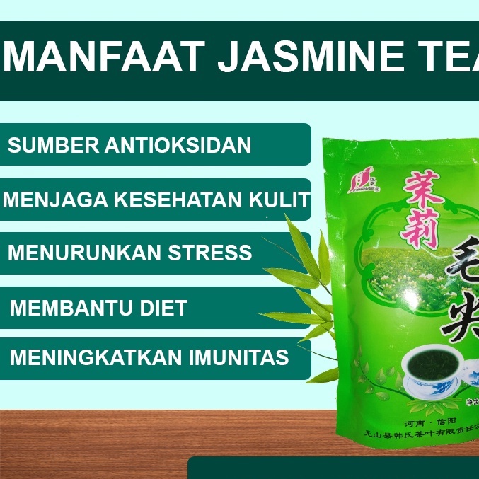Jual Teh Cina Chinese Tea Jasmine Mo Li Hua 茉莉花 100 gram | Shopee Indonesia