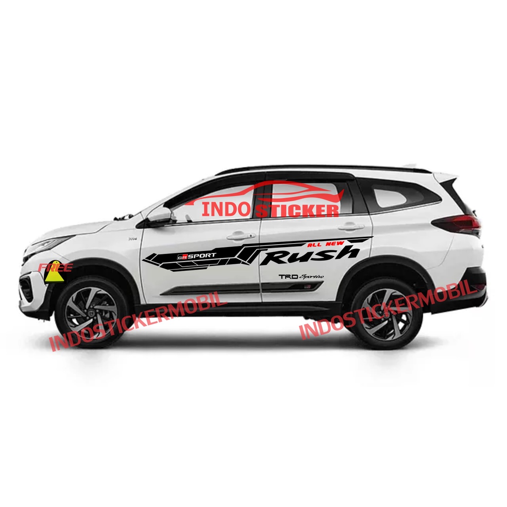 Jual sticker rush gr sticker stiker mobil rush gr cutting sticker mobil ...