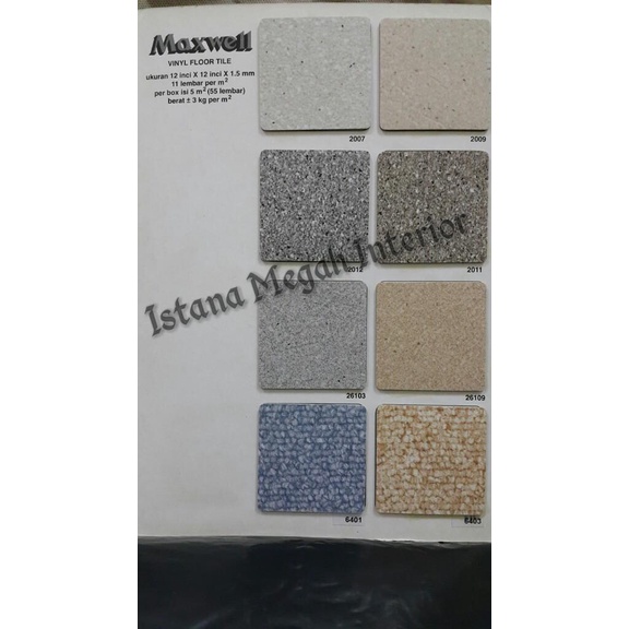 Jual Lantai Vinyl Floor Tile Maxwell Motif Polos Marmer Granite 093 | Shopee Indonesia