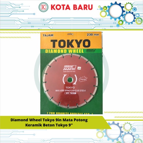 Jual Diamond Wheel Tokyo 9in Mata Potong Keramik Beton Tokyo 9 ...