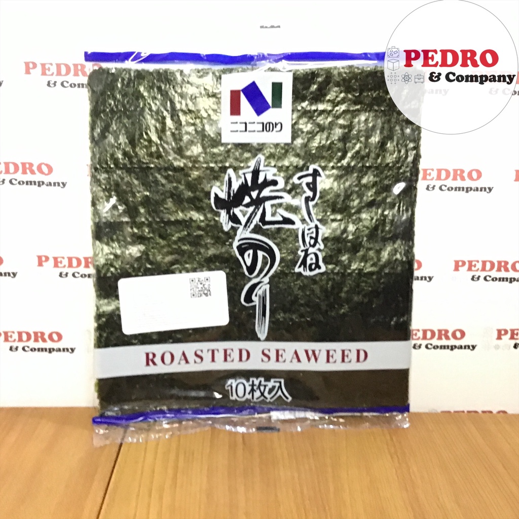 Jual Nico nico nori yaki sushi hane / roasted seaweed 10 sheets lembar ...