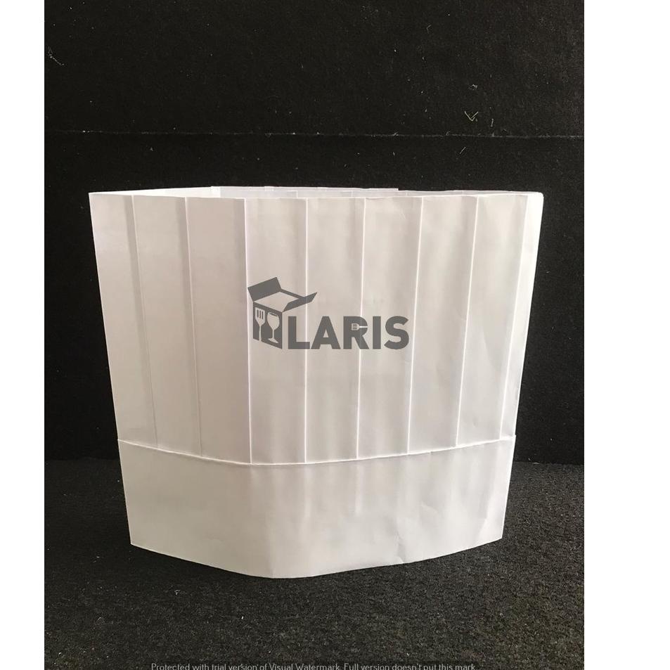 Jual Trend Produk Hari Topi Chef Bahan Kertas Model Klasik isi 10 pcs ...