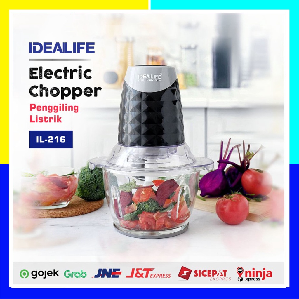 Jual Electric Chopper IDEALIFE IL-216 / IL216 - Penggiling Listrik ...