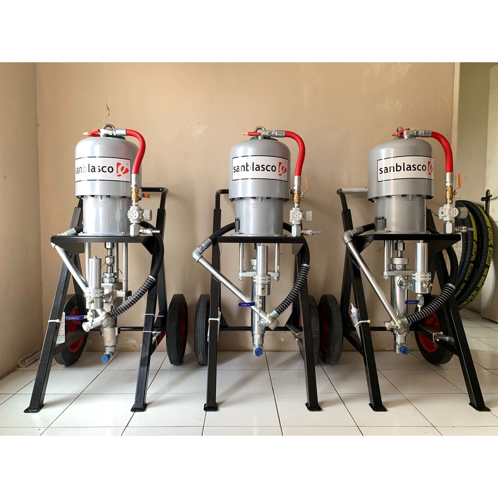 Jual airless pump paint spray korea mirip graco ast sanblasco flotech ...