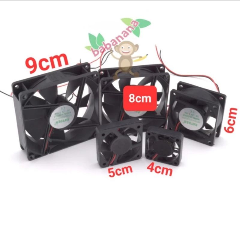 Jual Fan Casing DC12V kipas case cooler pendingin 12 volt cooling ...