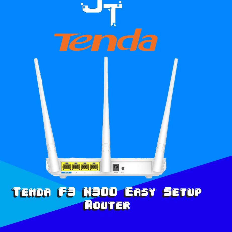 Jual Tenda F3 Wireless Router 300Mbps Easy Setup Router | Shopee Indonesia