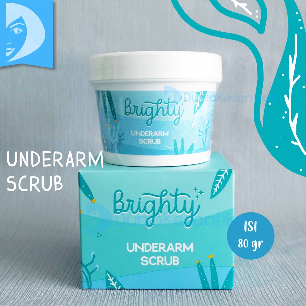 Jual Brighty Underarm Scrub Microscrub Pencerah Ketiak Lulur Pemutih ...