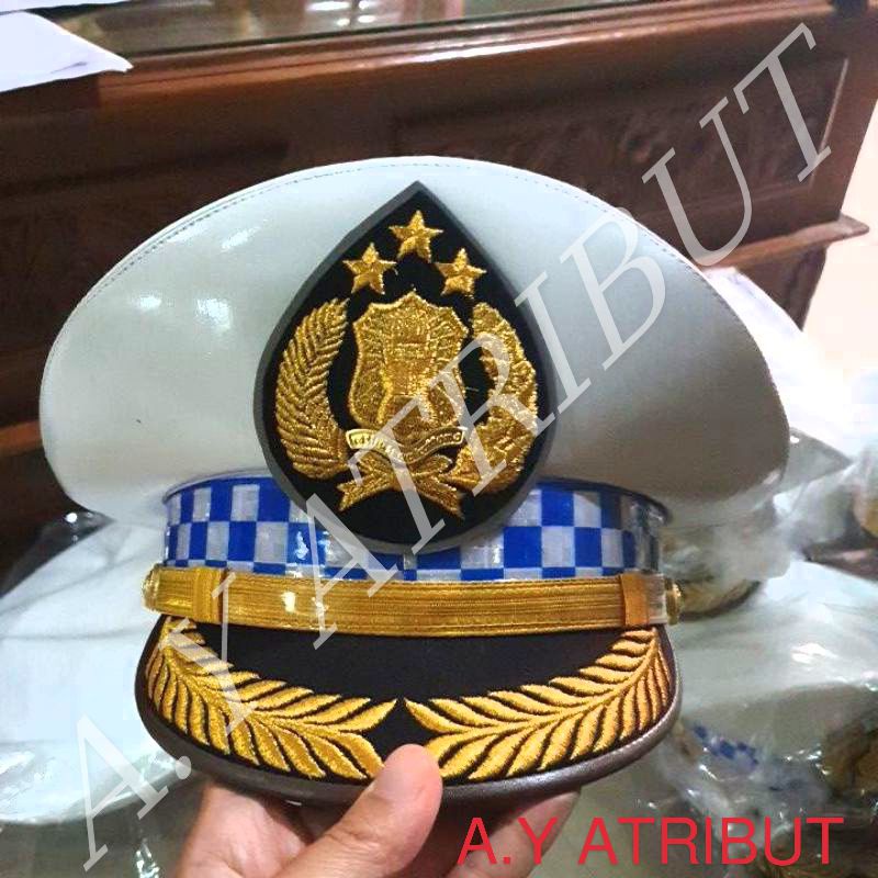 Jual Atribut PDL POLRI ( TOPI PET LANTAS POLKI PAMEN POLRI & TOPI PET ...