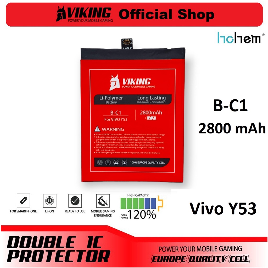 Jual Baterai VIKING Double Power Vivo Y53 B-C1 BC1 Original Batre Batrai Battery Ori Handphone ...