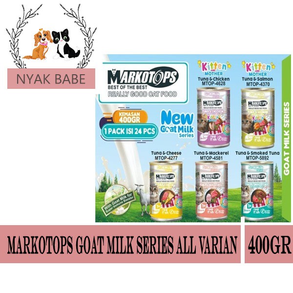 Jual MARKOTOPS 400Gr All Varian GOAT MILK SERIES (GM) | Shopee Indonesia