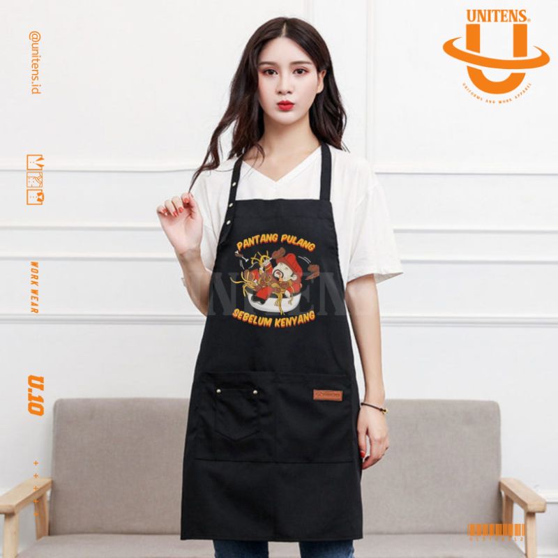 Jual UNITENS AR.V1 Apron Havy Drill Multifungsi Anti Noda Nexcolony ...