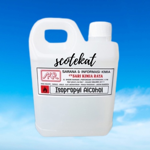 Jual Isopropyl Alcohol/ Isopropil Alkohol/ IPA 99.9% 1 Liter | Shopee ...