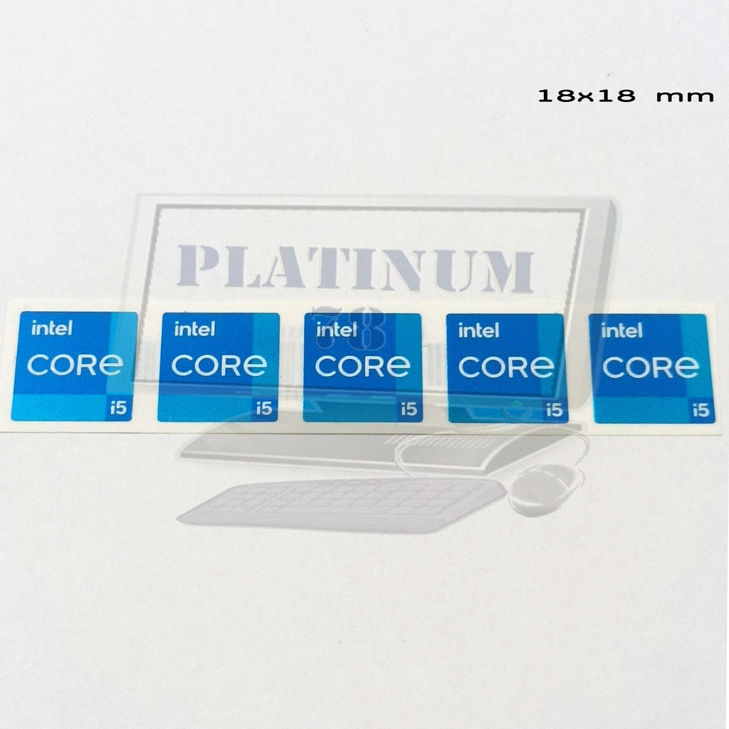 Jual Sticker Stiker Logo intel Core i5 Gen 11 Original | Shopee Indonesia