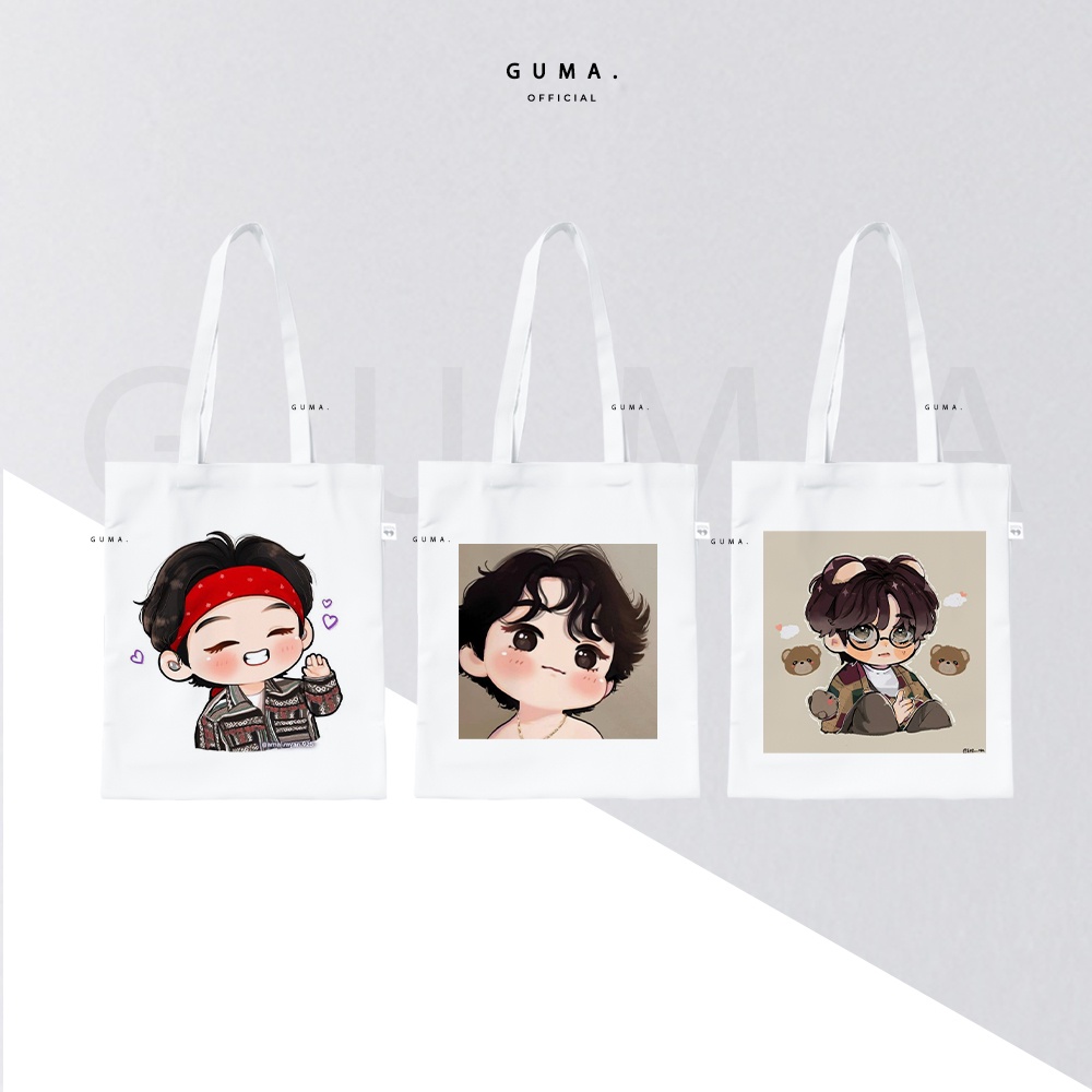 Jual TERBARU TOTEBAG BTS V TOTEBAG KOREA KPOP KANVAS PREMIUM TOTE BAG ...