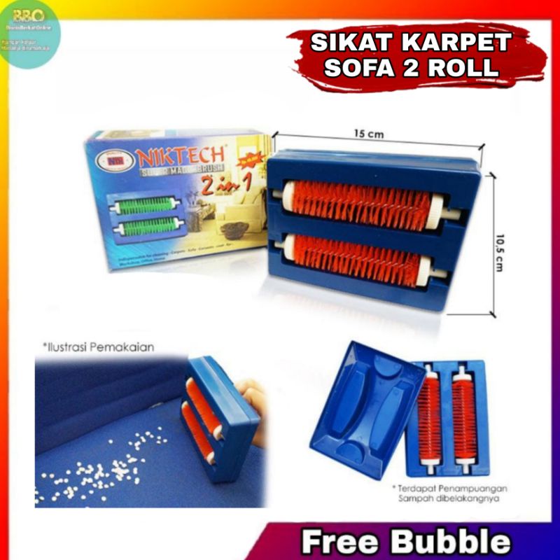 Jual Sikat Karpet Sofa NIKTECH Magic Brush 1&2&3 Roll Serbaguna ...