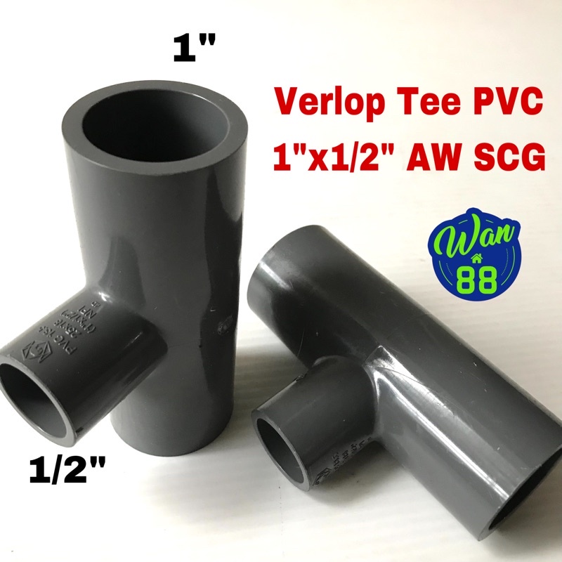 Jual Verlop Tee PVC 1”x1/2” AW SCG | Shopee Indonesia