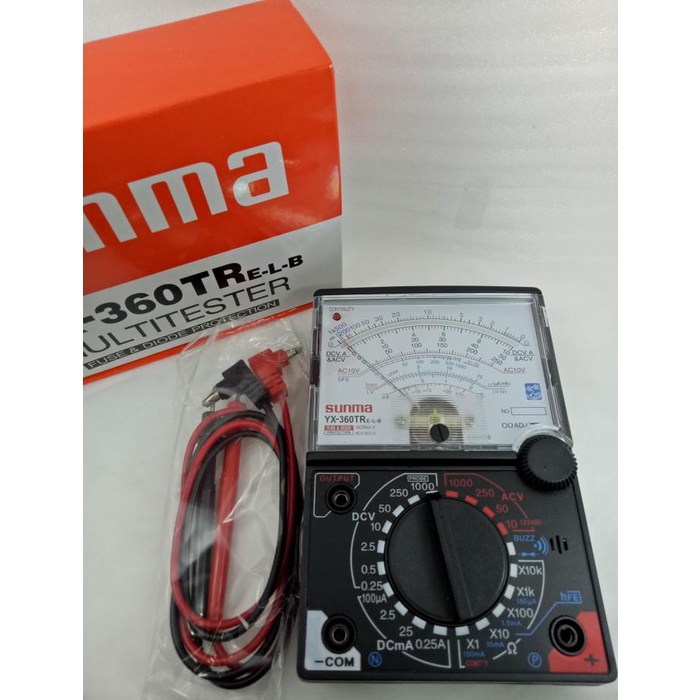 Jual MultiTester SUNWA YX360TR / Multi tester / Avometer Analog Sunwa ...