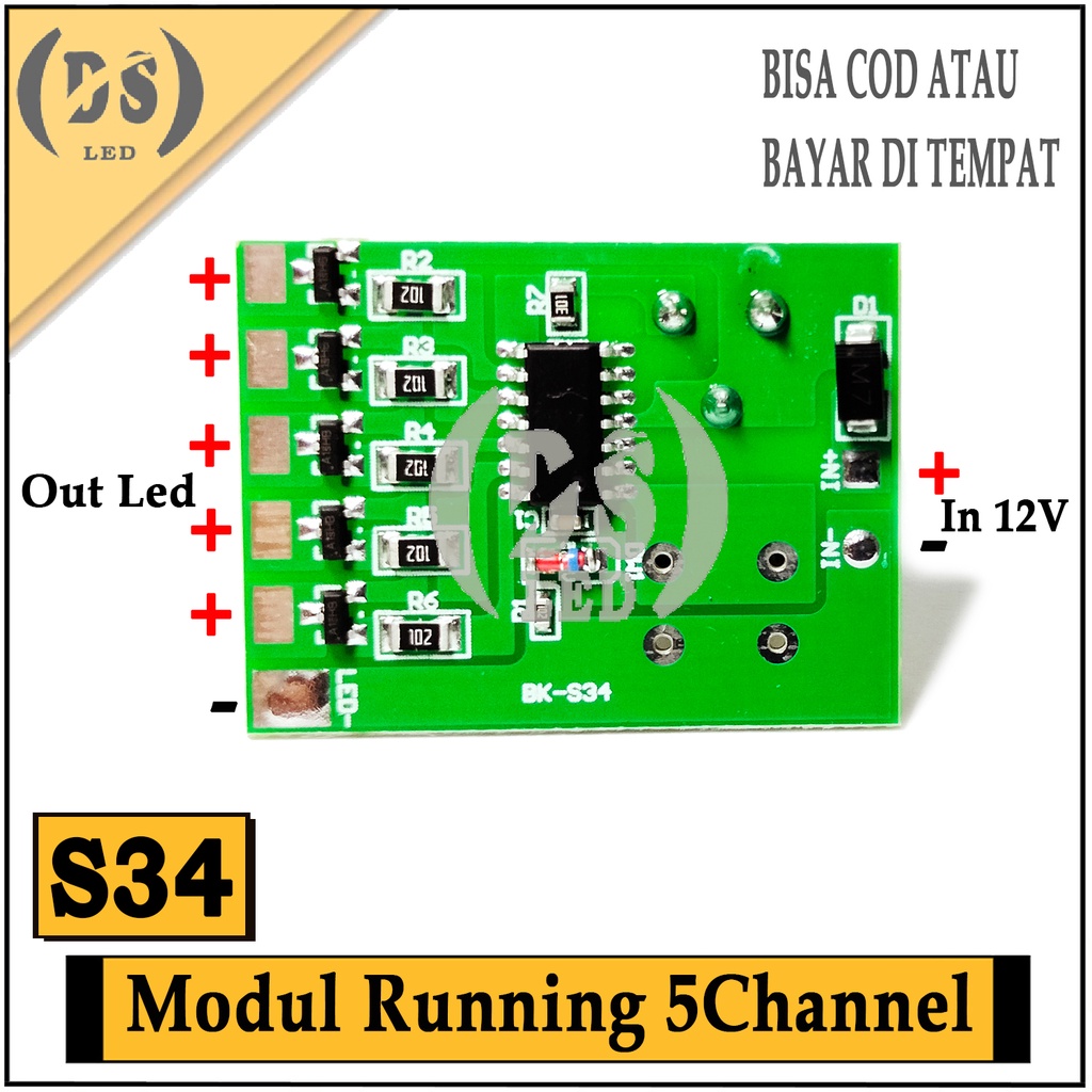 Jual Kit modul Running 5Channel / Modul Running 5Channel | Shopee Indonesia
