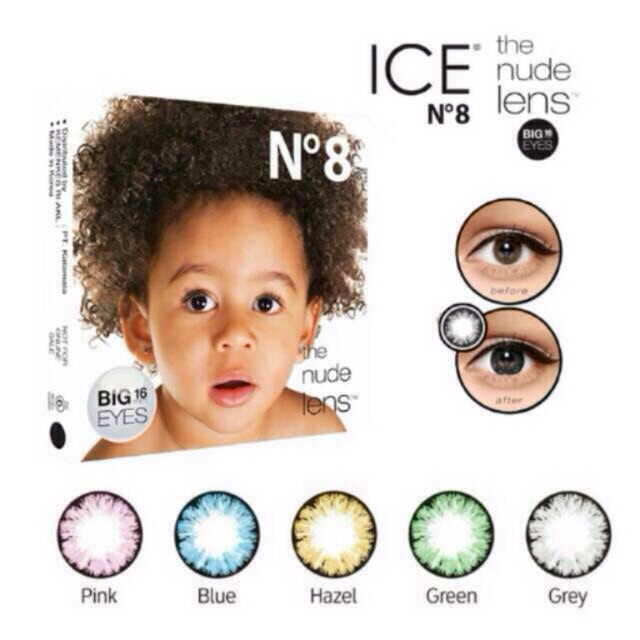 Jual JUAL SOFTLENS X2 - ICE N8 Black / Gray / Hazel by X2 Khusus Normal ...