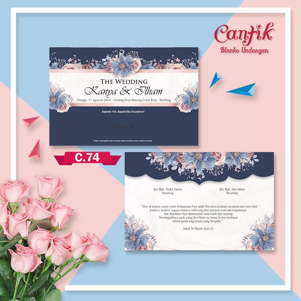Jual CANTIK 74 | BLANKO UNDANGAN | BLANGKO UNDANGAN | BLANGKO UNDANGAN MURAH | BLANGKO UNDANGAN ...