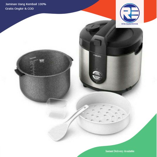 Jual Magic Com Philips 3IN1 Stainless HD 3138 Kapasitas 2 Liter ...