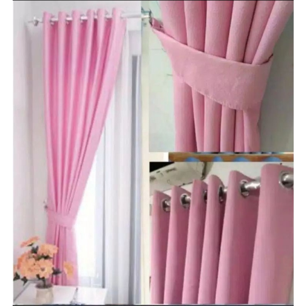 Jual gorden blackout polos gorden tirai | Shopee Indonesia