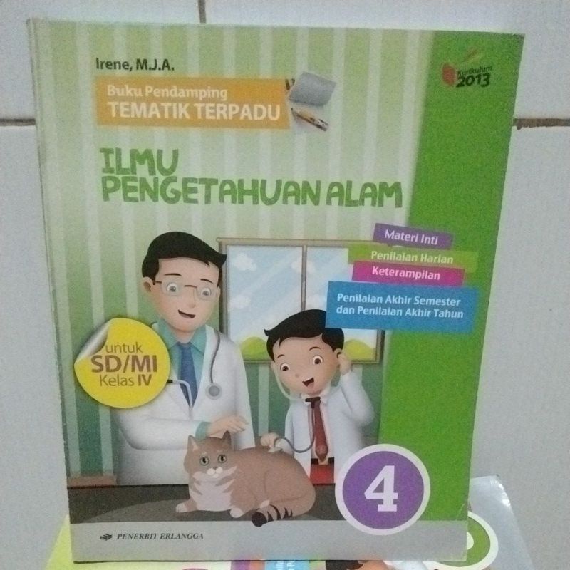 Jual Buku Pendamping Tematik Terpadu Untuk Sd Mi Kelas 4 Ipa Ips