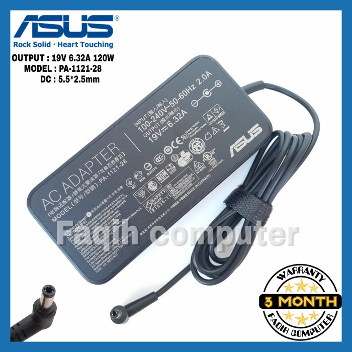 Jual Original Charger Adaptor Asus ZenBook Pro 15 UX550 UX550VD UX550VE ...