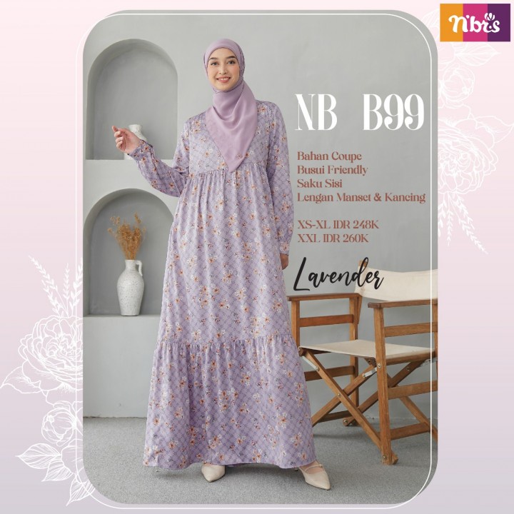 Jual SALE PROMO NB B99 GAMIS NIBRAS | Shopee Indonesia