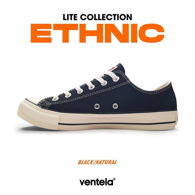Jual Ventela Original Ethnic Low Black Natural Vantela Ventella 70s Shoes Sepatu Sekolah Pria ...