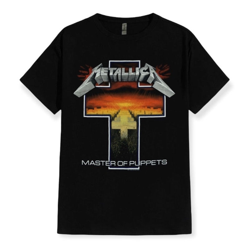 Jual T-SHIRT / KAOS BAND OFFICIAL METALLICA - MASTER OF PUPPETS CROSS ...
