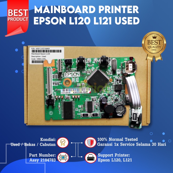 Jual Board Printer Epson L120 L121, Mainboard Epson L-120 L-121 ...