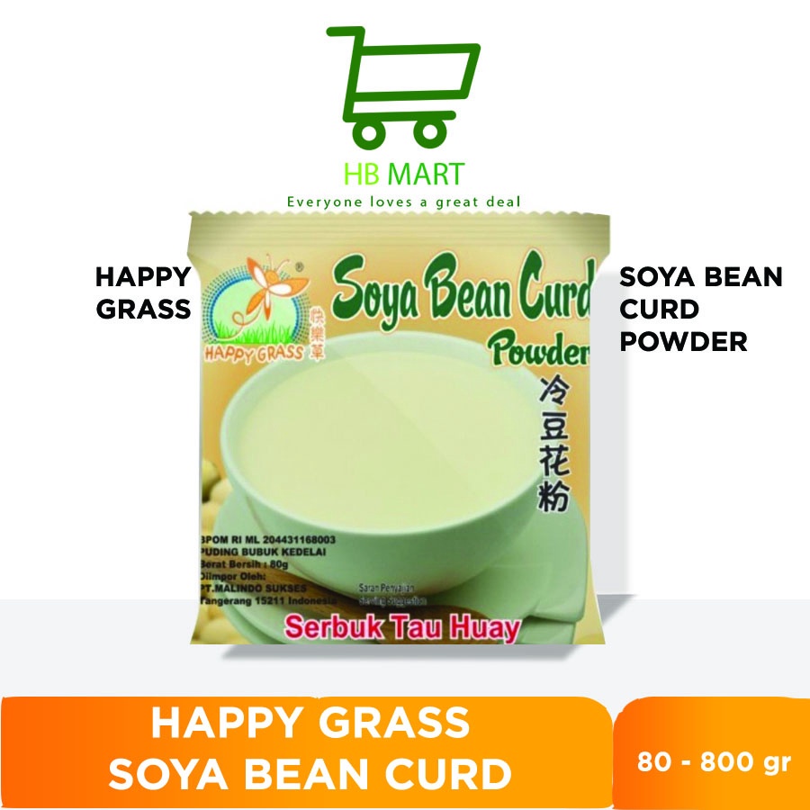 Jual Happy Grass Soya Bean Curd Powder 800g | Shopee Indonesia