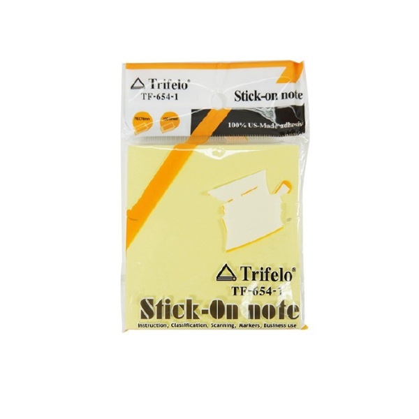 Jual TRIFELO Stick Note Kuning Polos 7x7mm (TF-654-1) | Shopee Indonesia